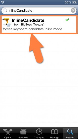 InlineCandidate – 入力変換候補をiOS 4の時と同じくカーソル位置に表示する [JBApp] | Tools 4 Hack