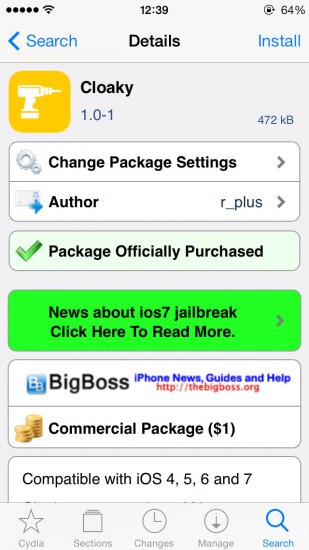 Cloaky – ステータスバー、コントロールセンター、メニューなどを整理＆カスタム！ [JBApp] | Tools 4 Hack