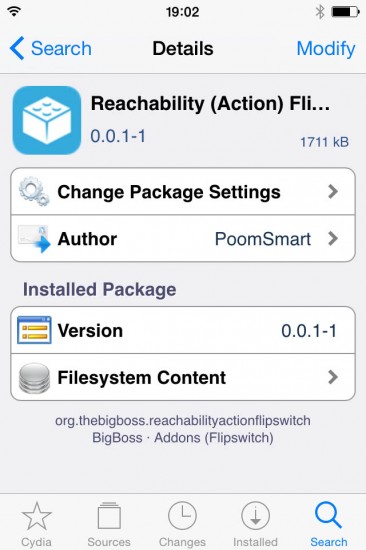 Reachability (Action) Flipswitch – 片手モードをActivatorなど他の操作で実行！ | Tools 4 Hack