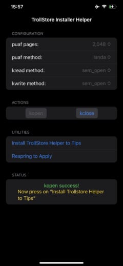 [iOS 16.0〜16.6.1] TrollStoreをサクッとインストール「TrollStar」が登場、全デバイスに対応 | Tools 4 Hack