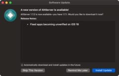 「AltServer」がv1.7.2へアップデート、iOS 18でのサイドローディングに関する重要な修正を実施 | Tools 4 Hack